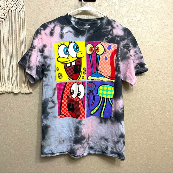 Nickelodeon | Tops | Spongebob Squarepants Tee Wharhol Pop Art Style ...